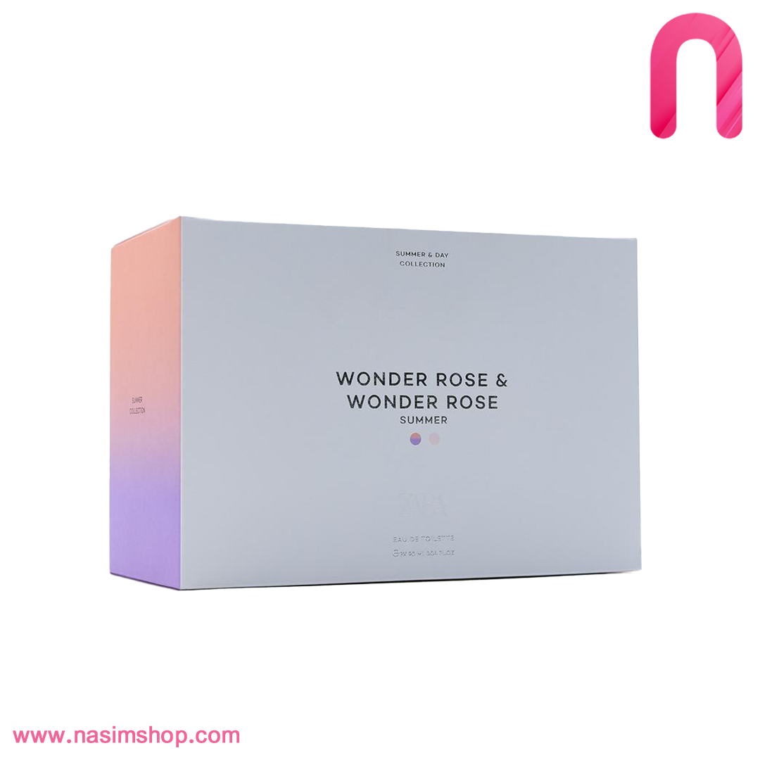 ست دوتایی ادکلن زارا مدل WONDER ROSE & WONDER ROSE SUMMER | نسیم شاپ
